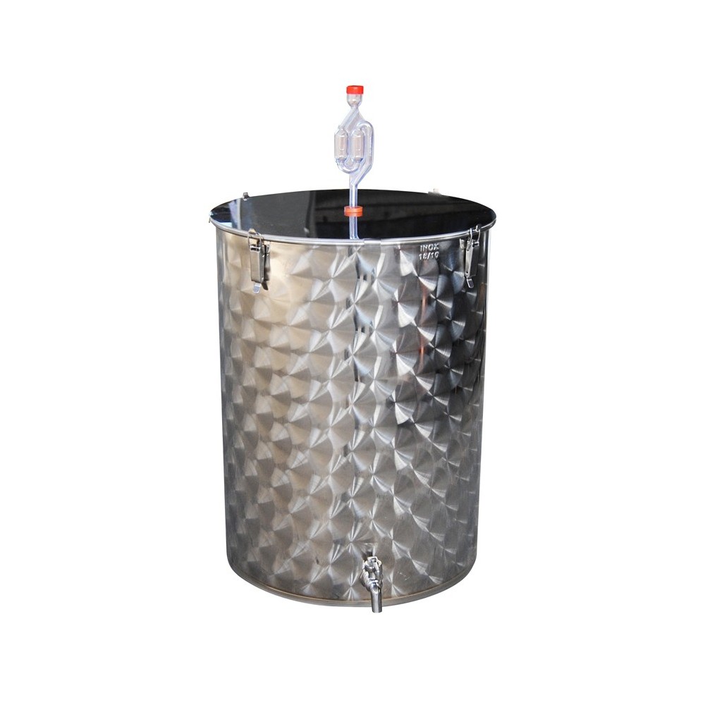 Fermenteur POLSINELLI inox étanche 100 lt